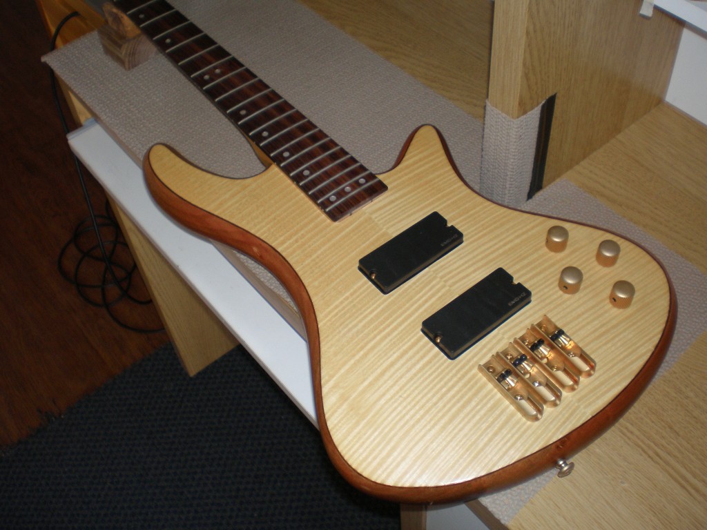 Schecter Stiletto Custom-4: Preamp Swap - Seymour Duncan Active ...